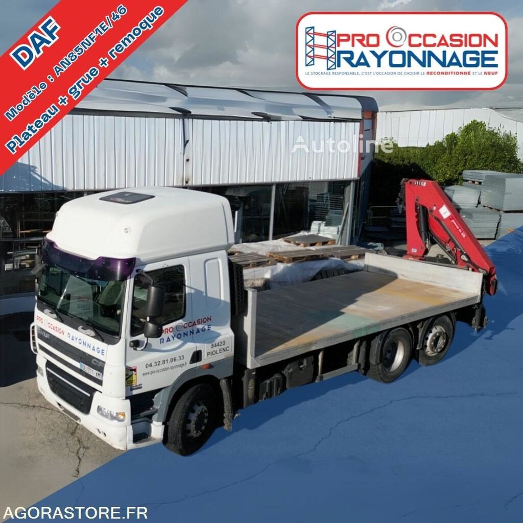 Prodaje se DAF CF85 kamion platforme na aukciji