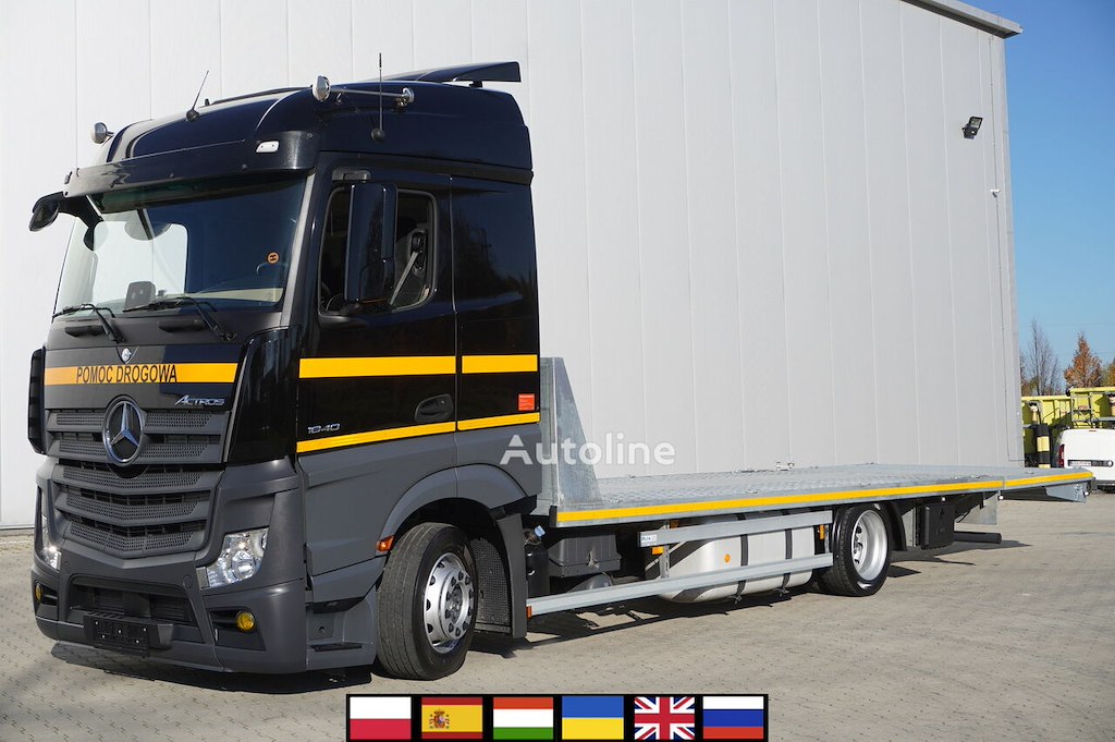 Mercedes-Benz Actros 1840 E6 4×2 / NEW Tow Truck platform 9.25 m / Lounge cabi šlep auto