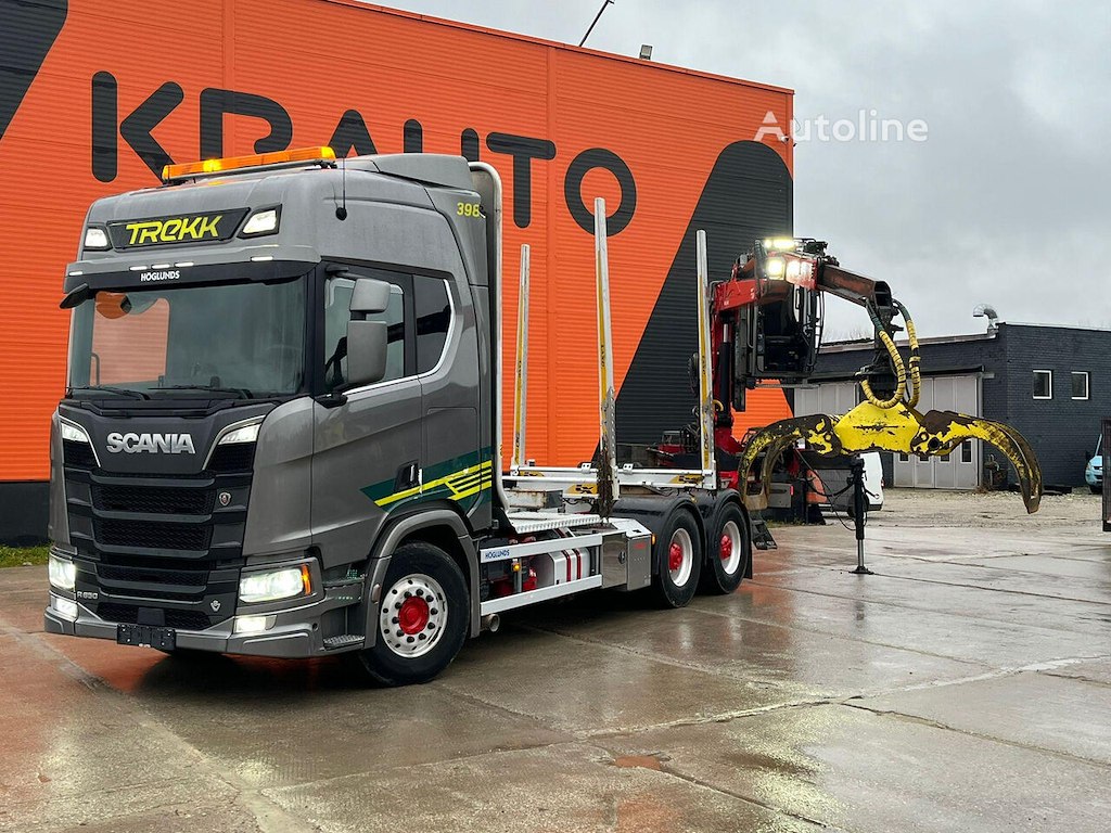 Scania R 650 6x4 RETARDER kamion za prevoz drva