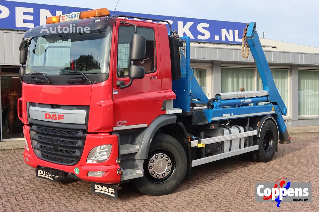 DAF CF 290 Portaalarm, Kipper, Abzetts kipper. Stummer HPG 12T PERFE kamion autopodizač kontejnera