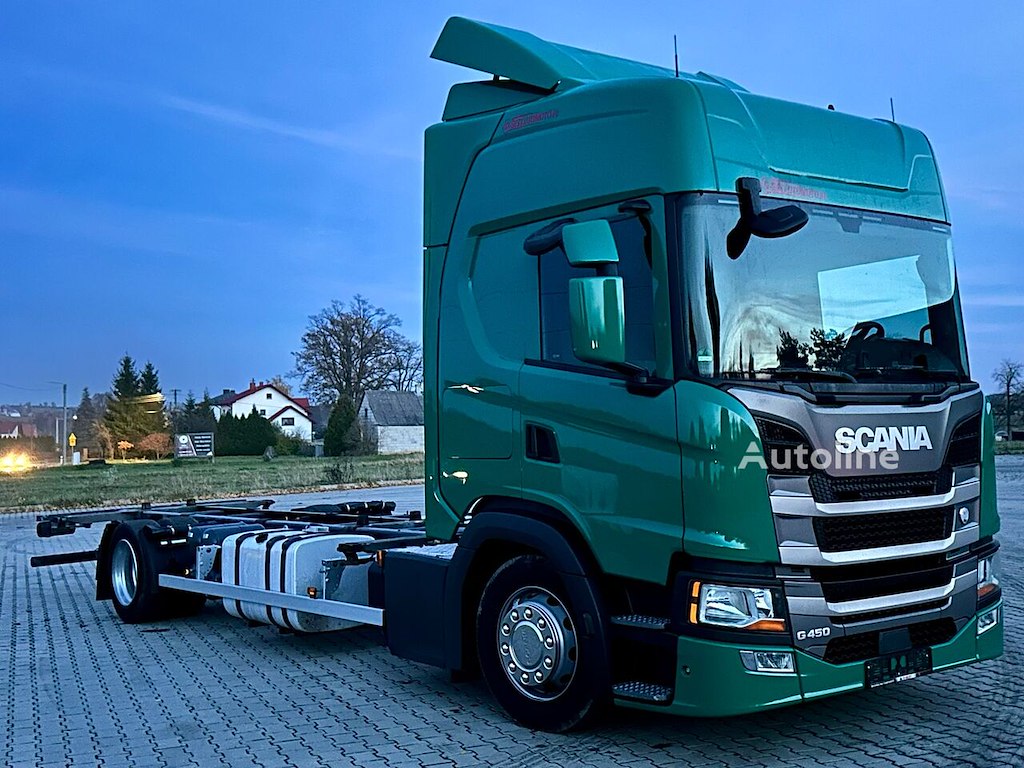 Scania G450 / BDF vozilo za prevoz kontejnera