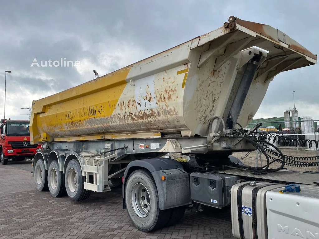 Meiller KISA 3 Kipper Dump Trailer 2016 TUV Valid Good Condition poluprikolica kipera