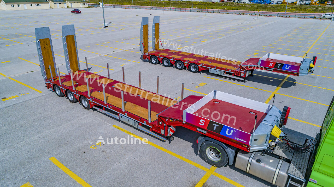 Nova STU 3 Axle Extendable Lowbed Trailer poluprikolica sa niskom platformom