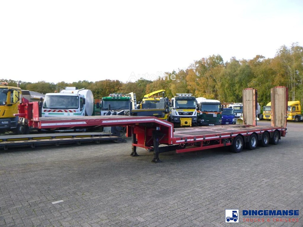 Nooteboom 4-axle semi-lowbed trailer ext. 73 t + ramps poluprikolica sa niskom platformom