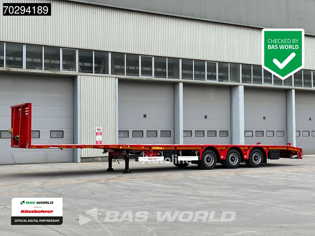 Nova Kässbohrer 3 axles 3 axles mega extendable HD platform poluprikolica sa niskom platformom