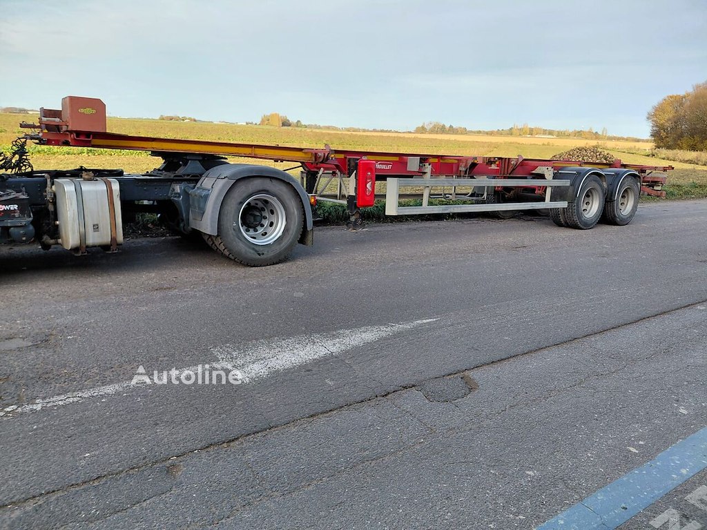 Trouillet poluprikolica za prevoz kontejnera