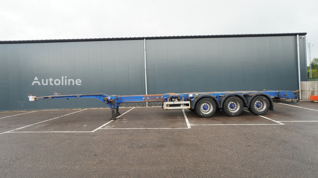 Pacton 3 AXLE MULTI CONTAINER TRANSPORT TRAILER EXTENDABLE 45 FT poluprikolica za prevoz kontejnera