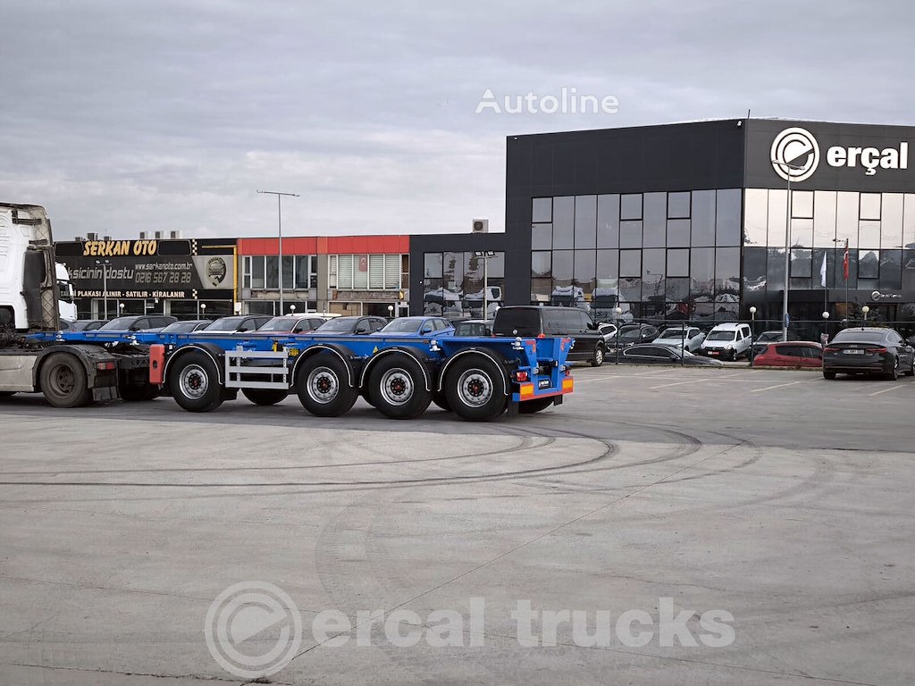 Nova Tyrone Trailers TYRION NEW 2025 PILOT 4 AXLE CONTAINER CARRIER TRAILER poluprikolica za prevoz kontejnera