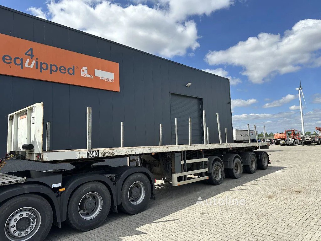 Nooteboom OVB-73-04, 73 tons Ballast trailer, 4 axles, 3 hydraulic steerin poluprikolica platforma