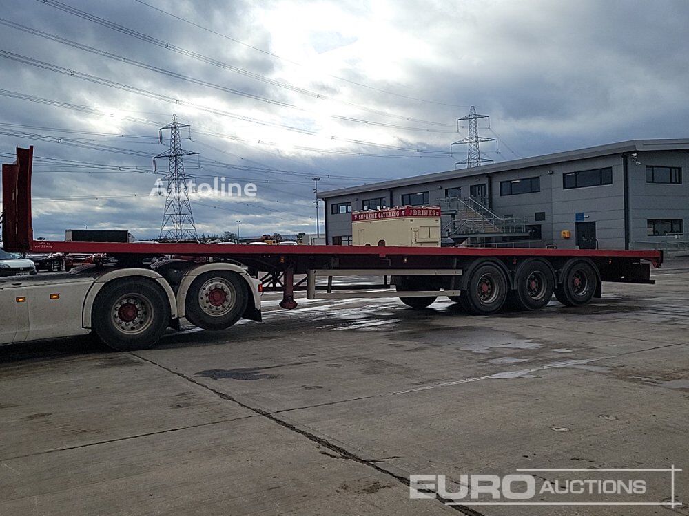 Prodaje se Montracon 2002 Montracon Tri Axle Flat Bed Trailer poluprikolicu platformu na aukciji