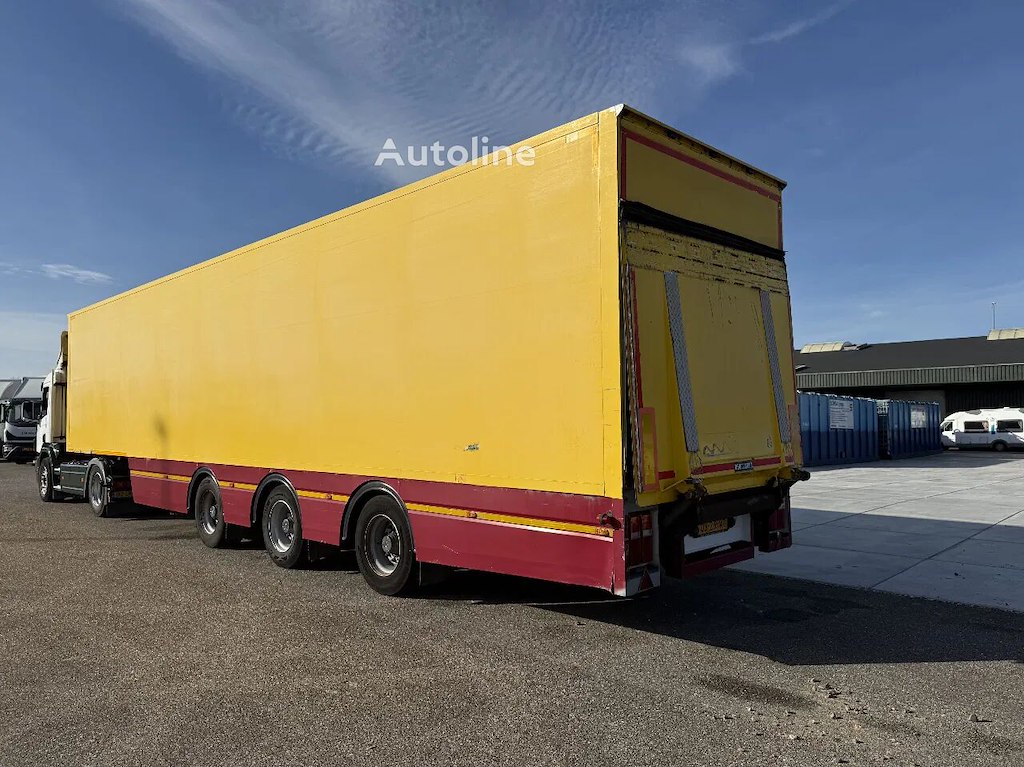 Tracon TRAILERS 3-Assige kasten oplegger met 3 tons klep / 2-assen gest furgon poluprikolica