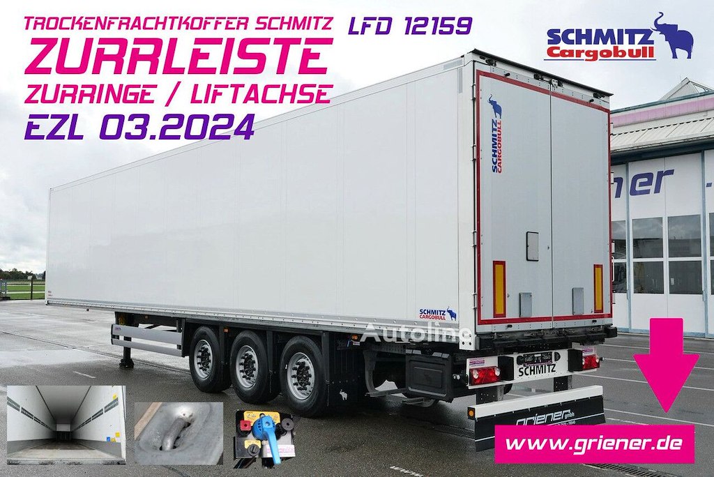 Schmitz Cargobull SKO/SBO 24 furgon poluprikolica