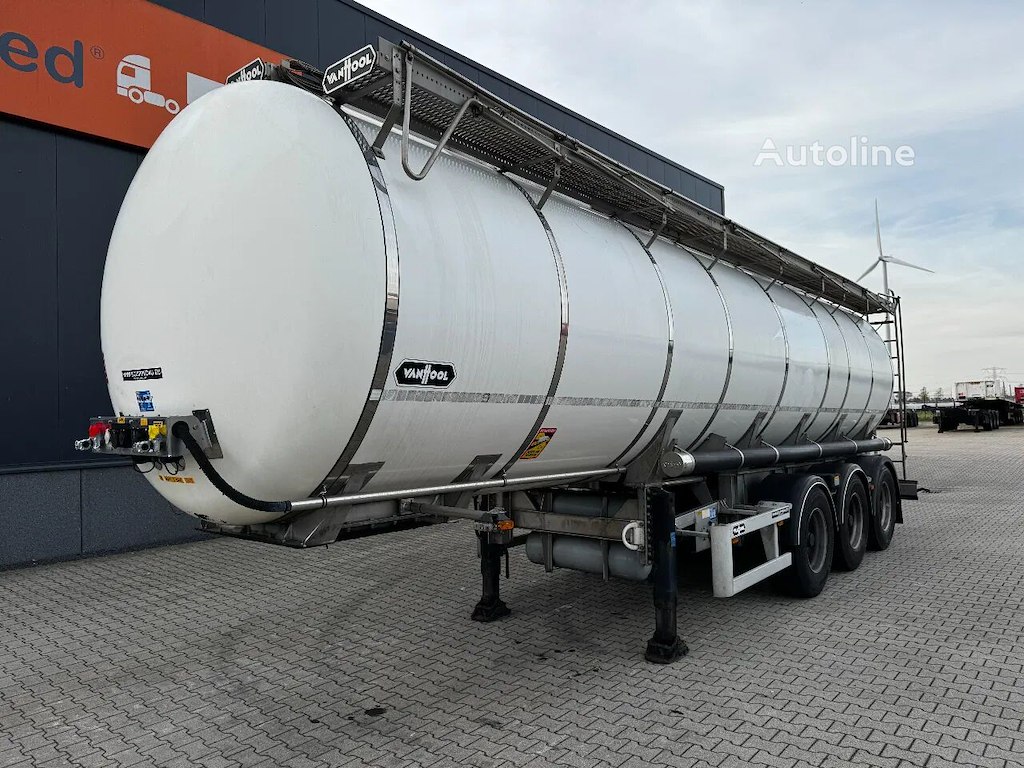 Van Hool LEBENSMITTEL / RVS Rahmen / Leergewicht: 5.860kg / 29.500L / 1-K cisterna za prevoz hrane