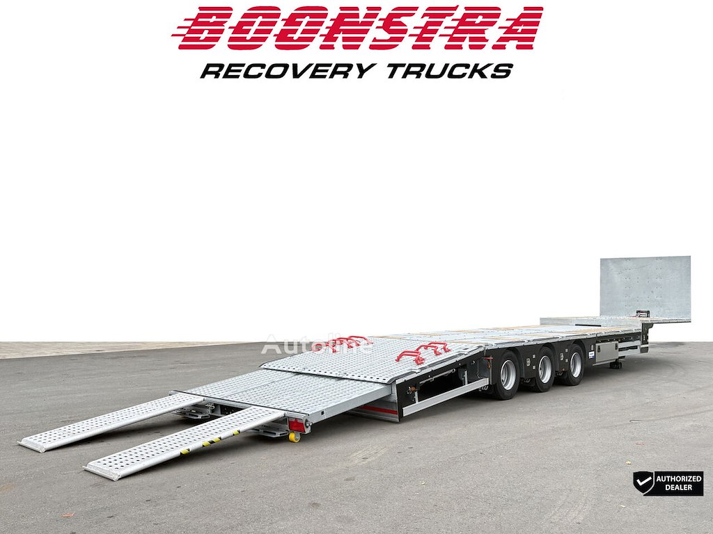 Aksoylu AKT3D 3 asser Semi-Trailer Winde Machinetransporter Twis poluprikolica autotransportera