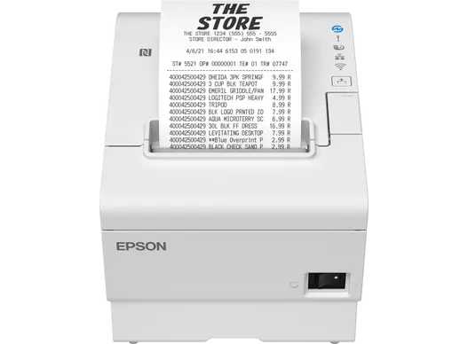 Epson TM-T88VII (111): USB, Eth, Serial, PS, Buzz, White