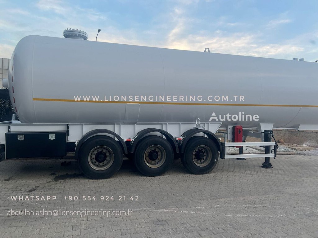 Lions LIONS ENGINEERING 45m3 LPG Propane GPL Trailer Citerna REVISION cisterna za gas