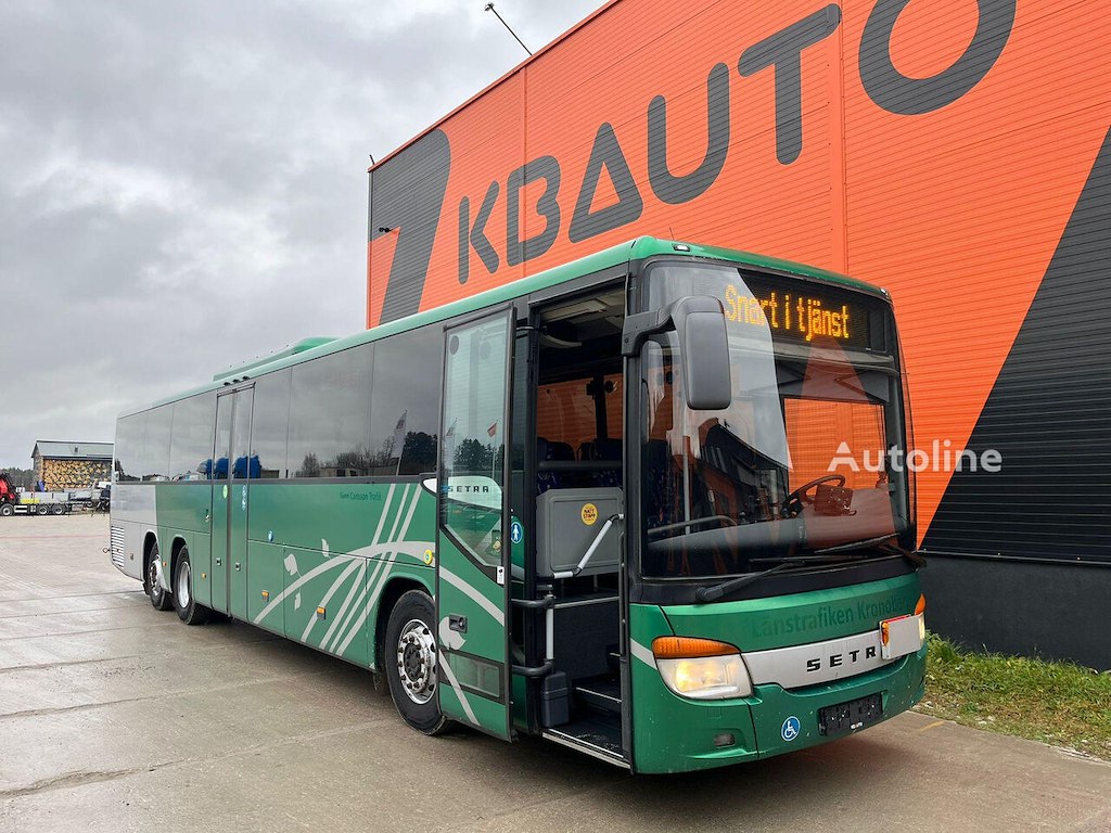 Setra S 417 UL 6x2*4 AC / AUXILIARY HEATER / WHEELCHAIR LIFT prigradski autobus