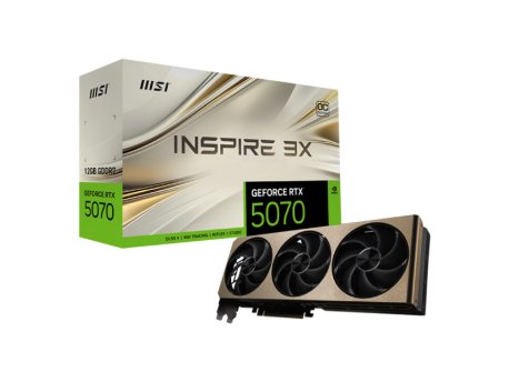 MSI Nvidia RTX 5070 12G 192bit GeForce RTX 5070 12G INSPIRE 3