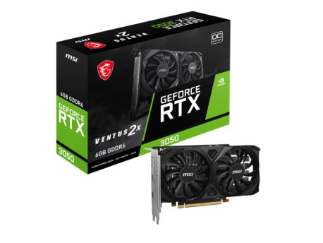MSI NVidia GeForce RTX 3050 6GB RTX 3050 VENTUS 2X E 6G OC