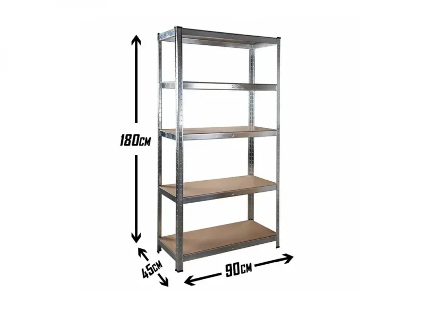 SuperHome 180x90x45cm 175Kg Metalna Montažna Polica