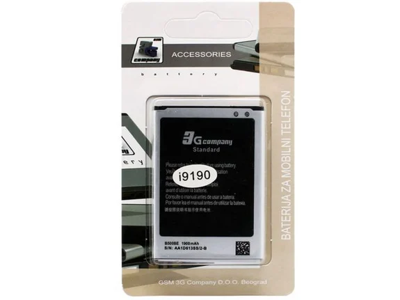 Baterija za Samsung i9190 S4 Mini 1900mAh Standard 27468