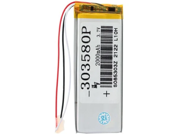 Baterija Standard za Tablet 3.7V-2000mAh 303580 206298