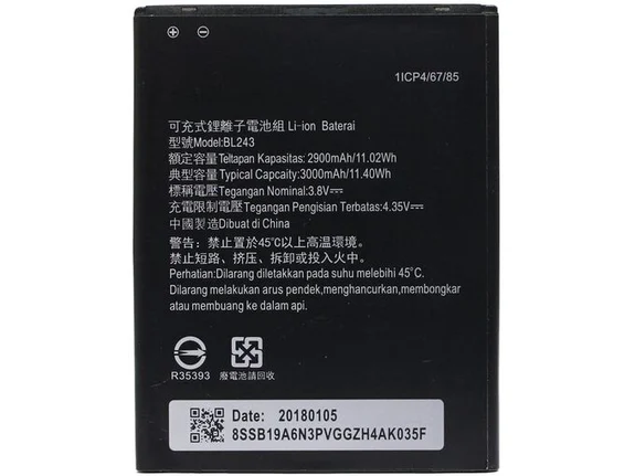 Baterija Standard za Lenovo A7000 BL 243 98304