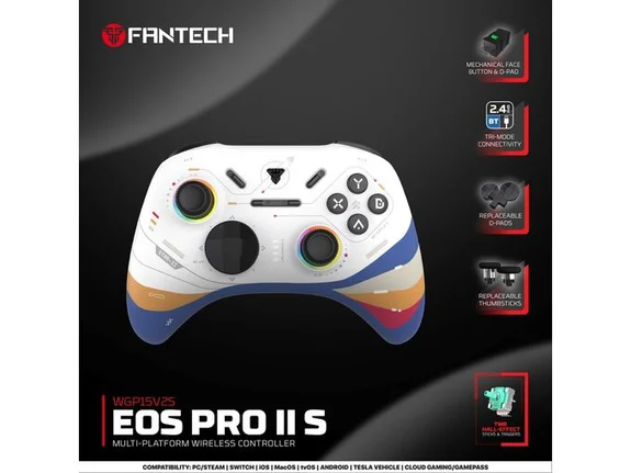 Fantech Joypad wireless WGP15V2S EOS PRO II S Start Two multiplatform RGB 222348