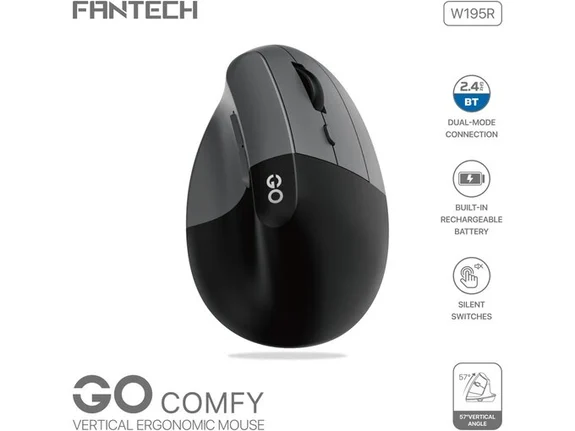 Fantech Miš Wireless W195R GO comfy 220811