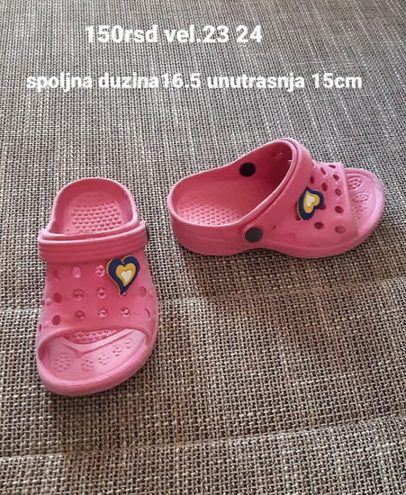 Dečije gumene sandale vel.23-24