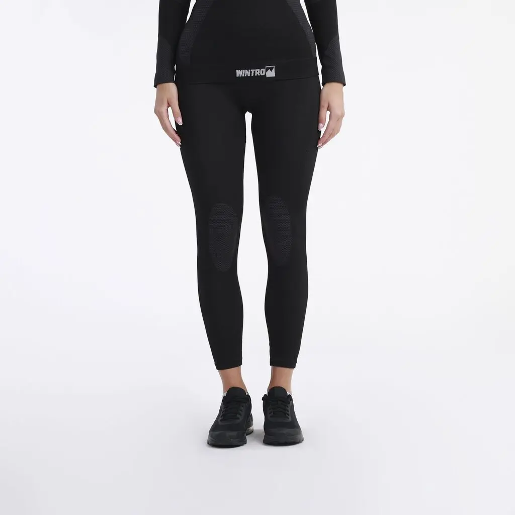Wintro Ženske ski helanke Underwear pants, Crne
