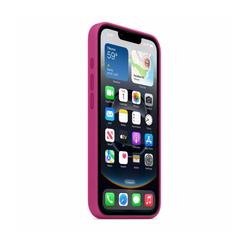 iPhone 16e Silicone Case – Fuchsia