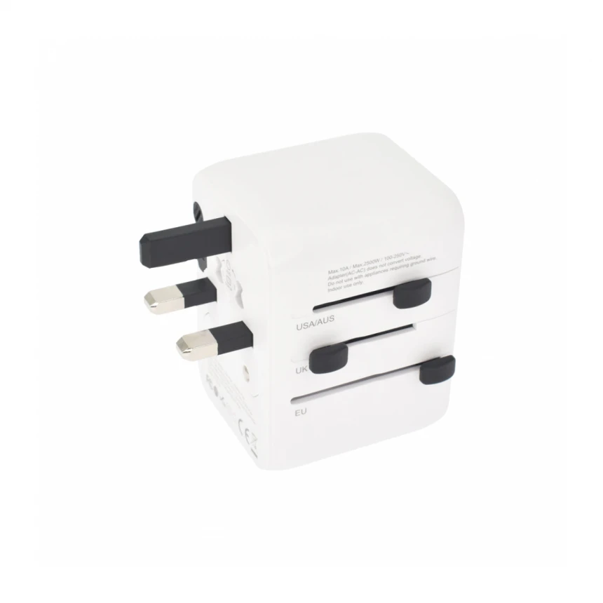 Dviced Univerzalni putni adapter 28W - White