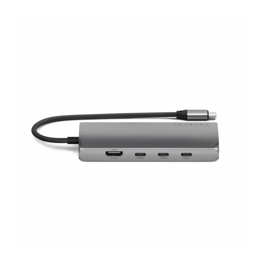 Satechi USB-C MultiPort Adapter 8K sa Ethernet V3 - Space Gray