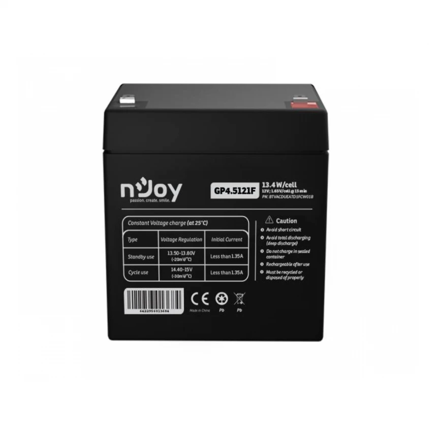 NJOY GP4.5121F baterija za UPS 12V 4.5Ah (BTVACDUEATD1FCW01B)
