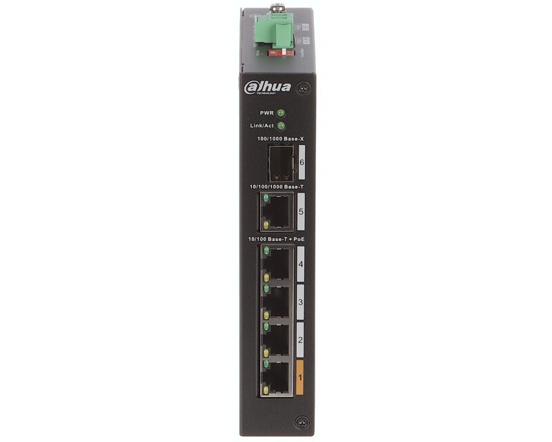 DAHUA_ - PFS3106-4ET-60-V2 4port Unmanaged PoE switch