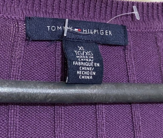 TOMMY HILFIGER VINTAGE DŽEMPER PAMUK !