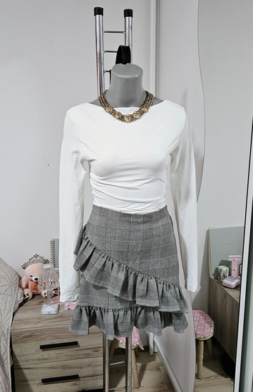 Nova bela pamucna bluza