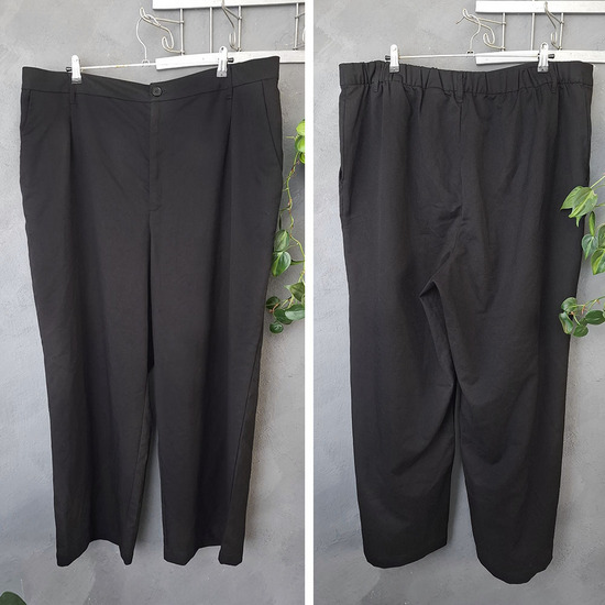 H&M crne pantalone veci broj