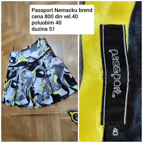 Suknja Passport – nemački brend