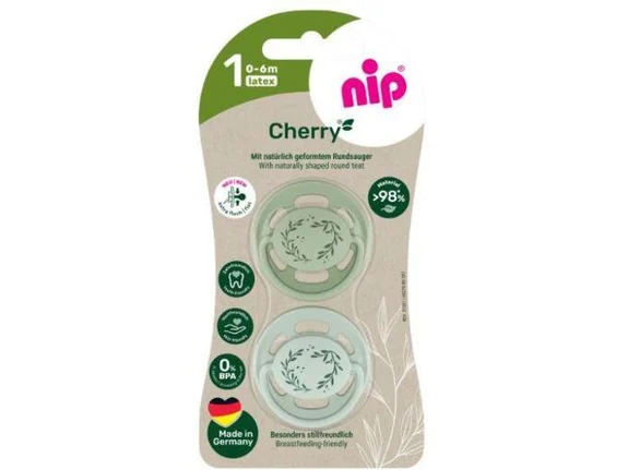 Nip Laža Green Višnjica kaučuk 0-6m 2kom