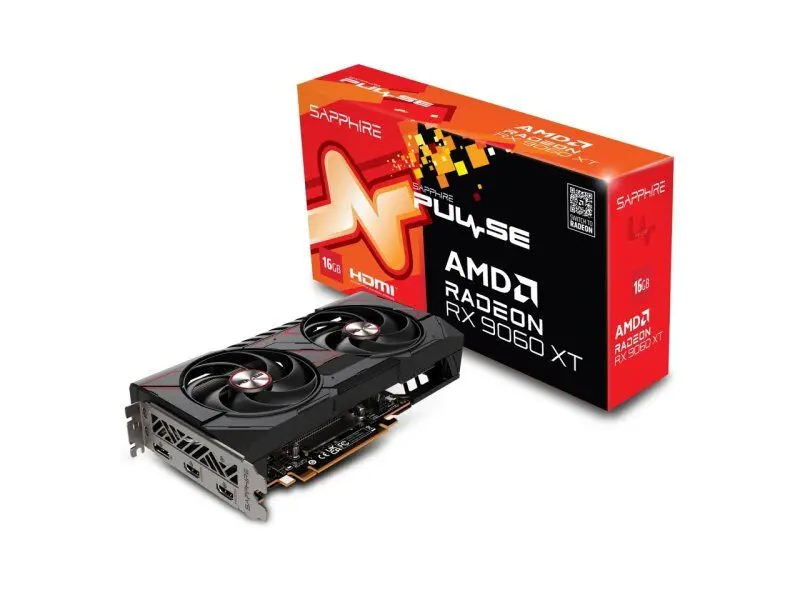 Sapphire Grafička kartica Radeon RX 9060 XT 11350-03-20G PURE OC, 16GB, GDDR6, 128bit