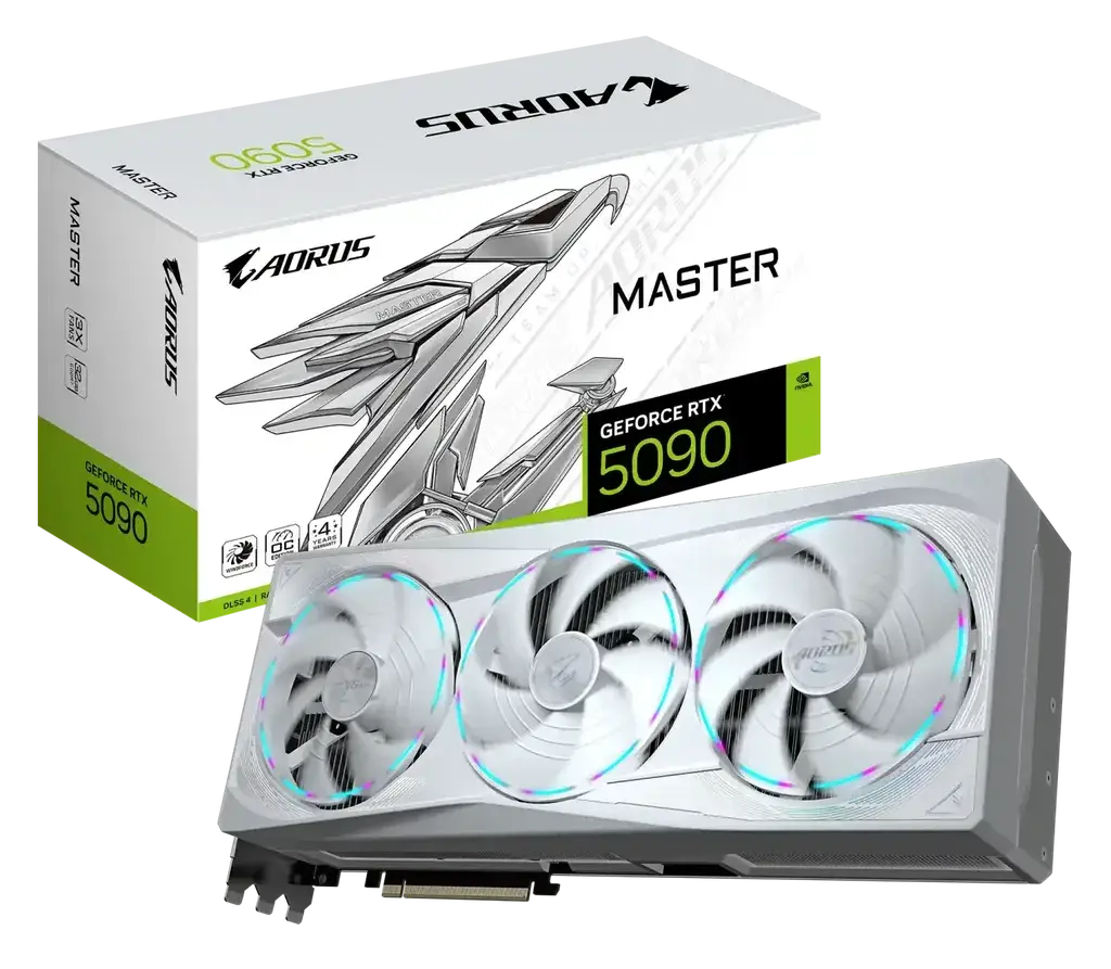 Gigabyte Graficka karta Aorus, GeForce RTX 5090, Master ICE, 32GB
