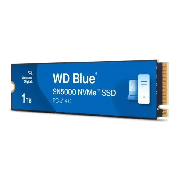 Western Digital SSD M.2, NVMe, 500GB, WD, 5000MBs/4000MBS, SN5000, Plavi