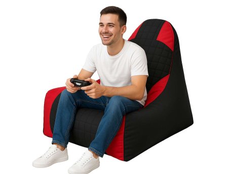 Atelier del Sofa Bean Bag XXL Gamer Red