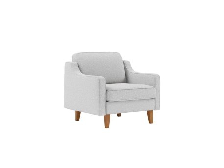 Atelier del Sofa 1-Seat Sofa fotelja Robin 1 Pebble Walnut