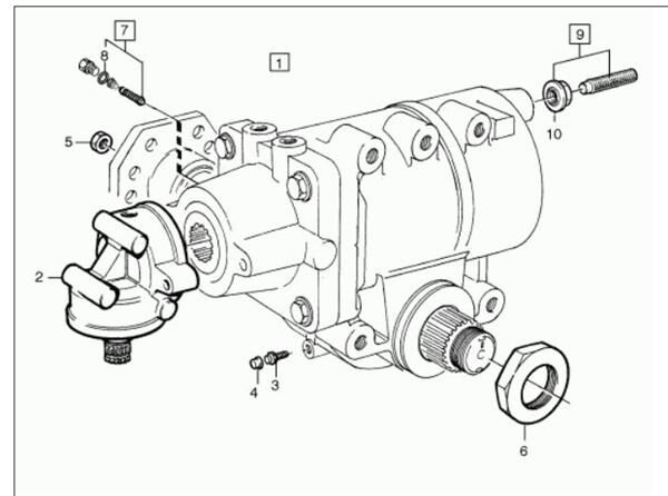 1070592 hidraulički pojačivač za Volvo FL 618 Intercooler 180/210/220/250 (1992->2002) kamiona