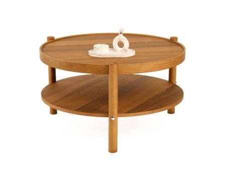 HANAH HOME Sto za kafu Monza Walnut