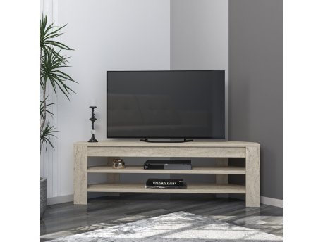 HANAH HOME TV polica Corner Travertine