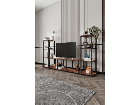 HANAH HOME TV polica Grand Walnut